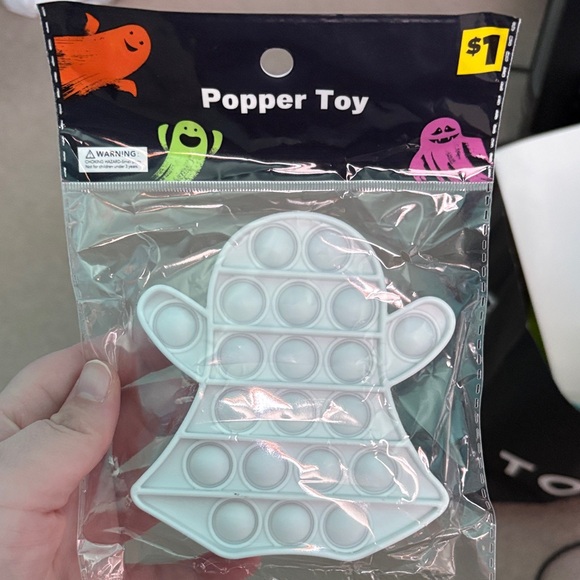 Toys | Ghostshaped Popper Toy White | Poshmark